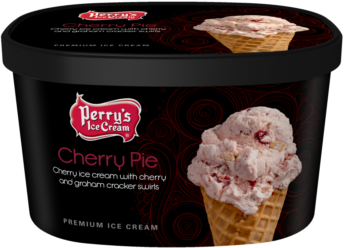 Cherry Pie - (4 PACK) 48oz CARTONS | Order Perry's Ice Cream – Shop Perry's