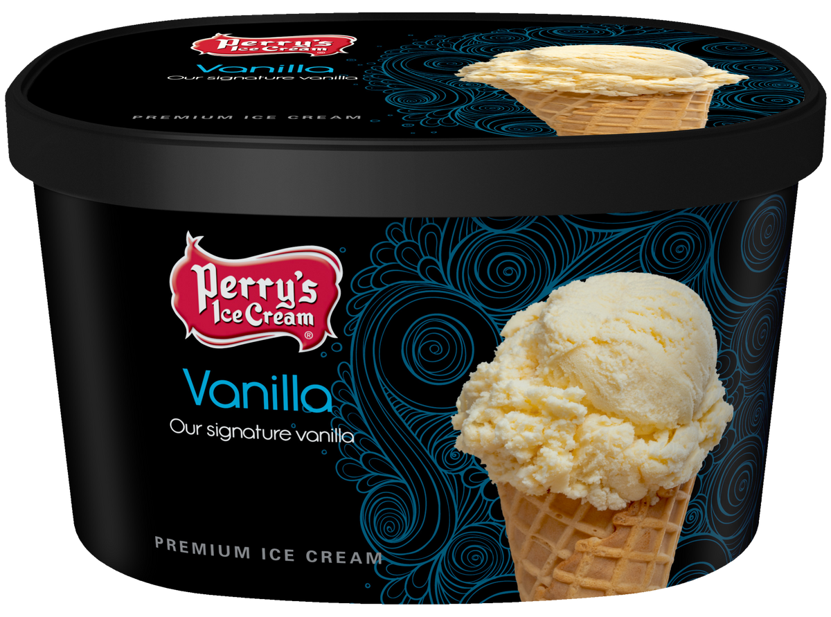 Vanilla Ice Cream - (4 PACK) 48oz CARTONS | Perry's Ice Cream Online ...