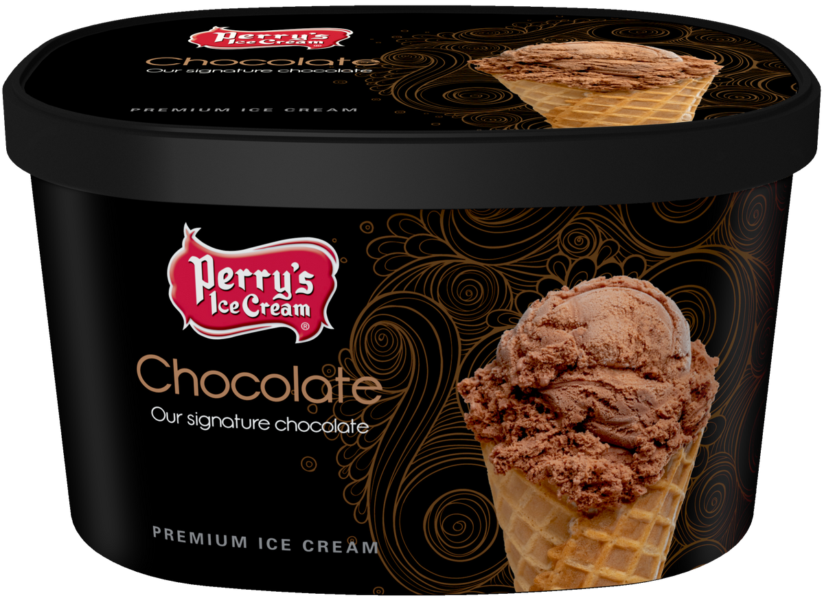 Chocolate - (4 PACK) 48oz CARTONS | Perry's Ice Cream Online – Shop Perry's