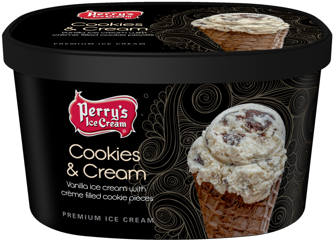 Cookies & Cream - (4 PACK) 48oz CARTONS | Perry's Ice Cream Online ...