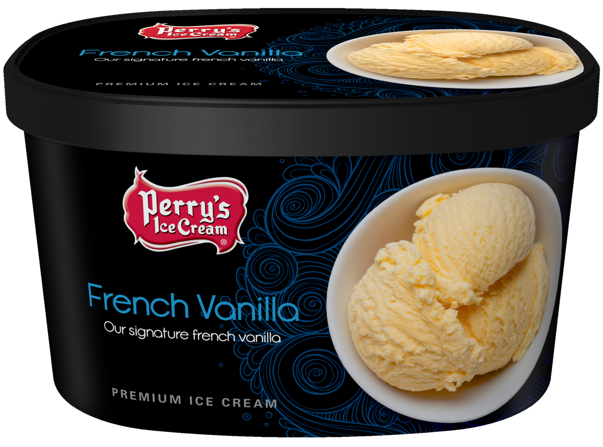 French Vanilla - (4 PACK) 48oz CARTONS | Perry's Ice Cream Online ...