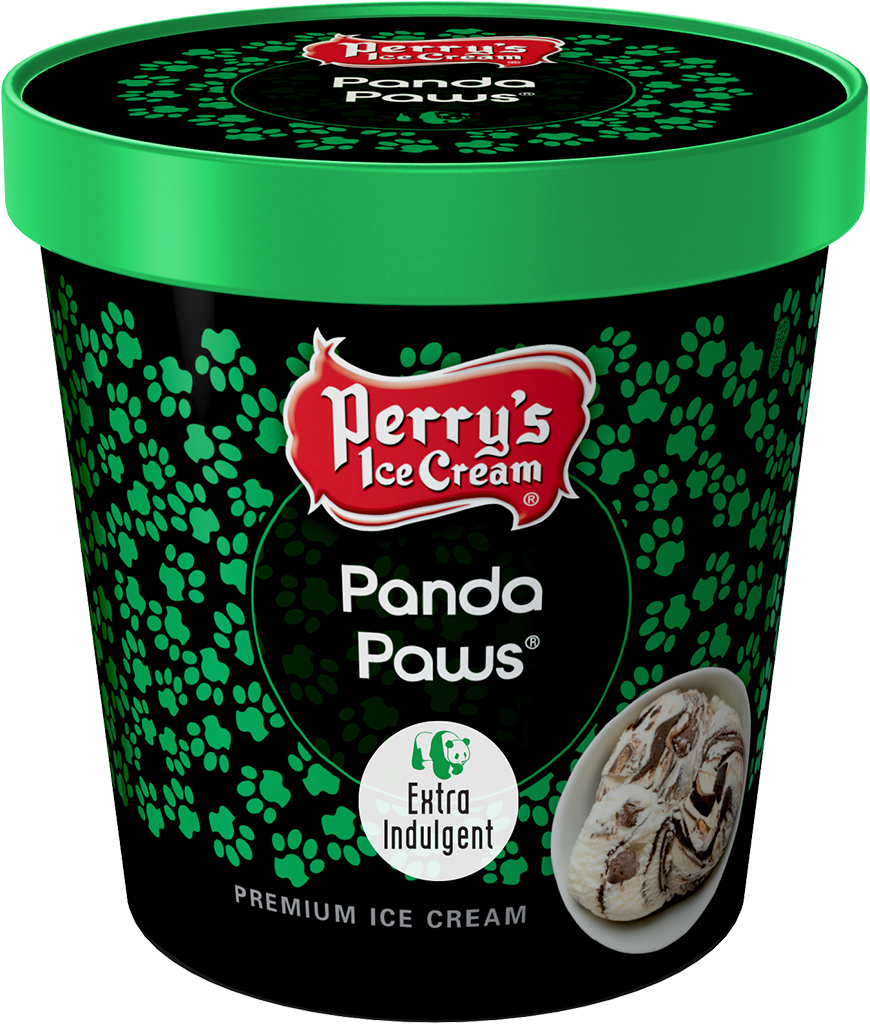 Panda Paws® - (8 PACK) PINTS | Perry's Ice Cream Online – Shop Perry's